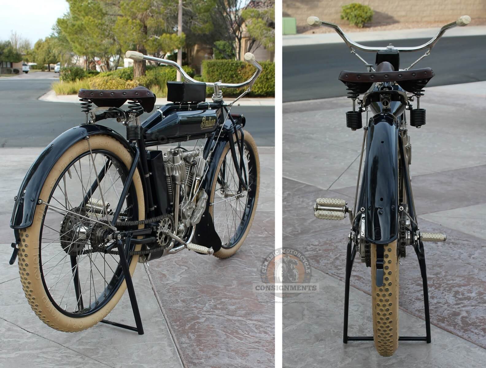 1911 Indian Twin Hedstrom — SOLD!!! – Classic Motorcycle Consignments
