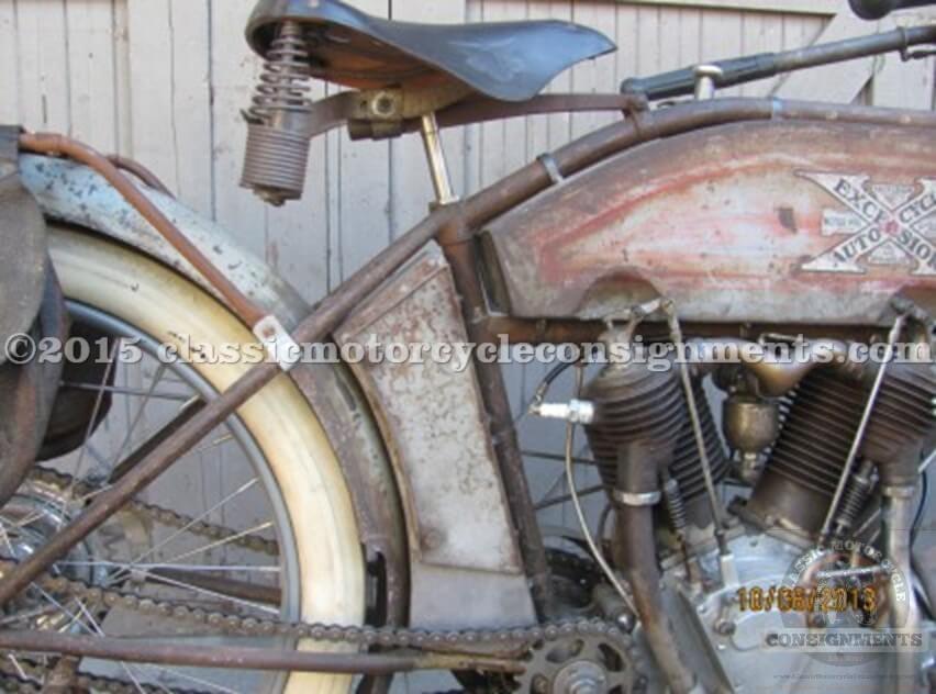 1914 Excelsior Twin Cylinder -Two-Speed – Model TS Vintage Motorcycle – Classic Motorcycle ...