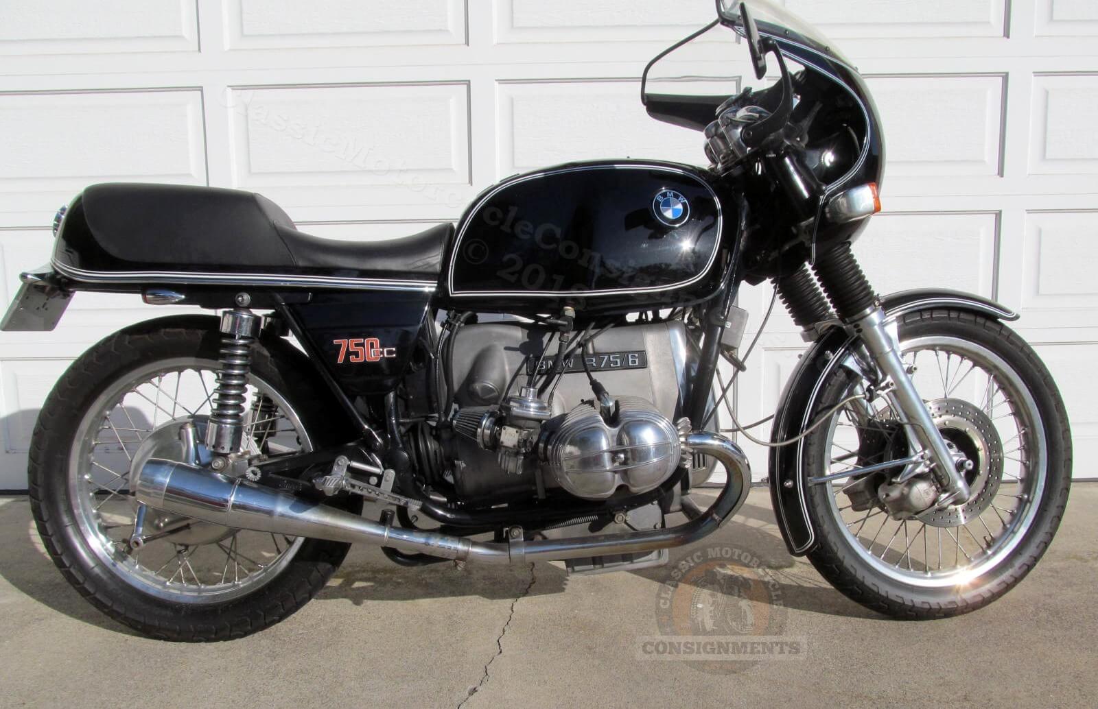 1975 BMW R 75-6 Motorcycle – Classic Motorcycle Consignments