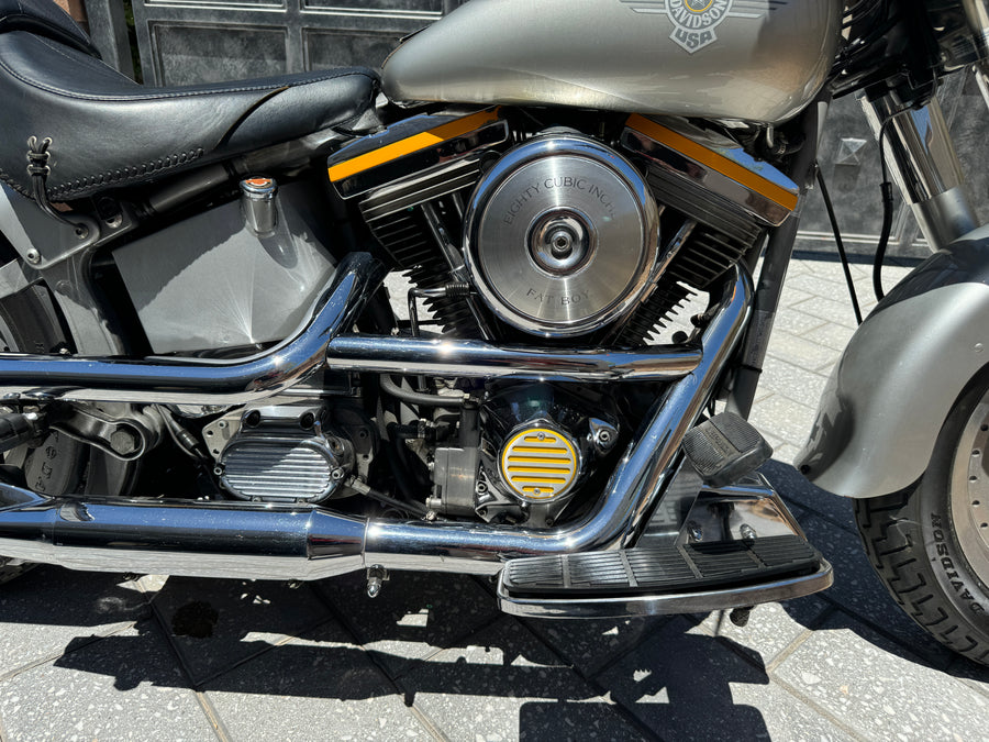 SOLD - 1990 Harley Davidson FLSTFB Fat Boy Motorcycle - SOLD – Classic ...
