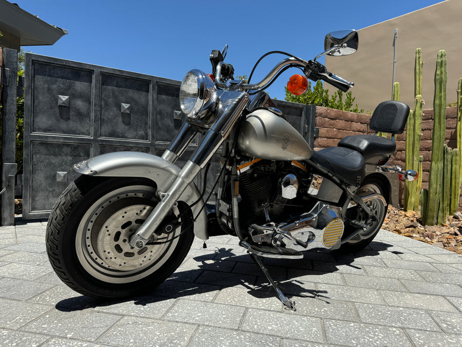 SOLD - 1990 Harley Davidson FLSTFB Fat Boy Motorcycle - SOLD – Classic ...